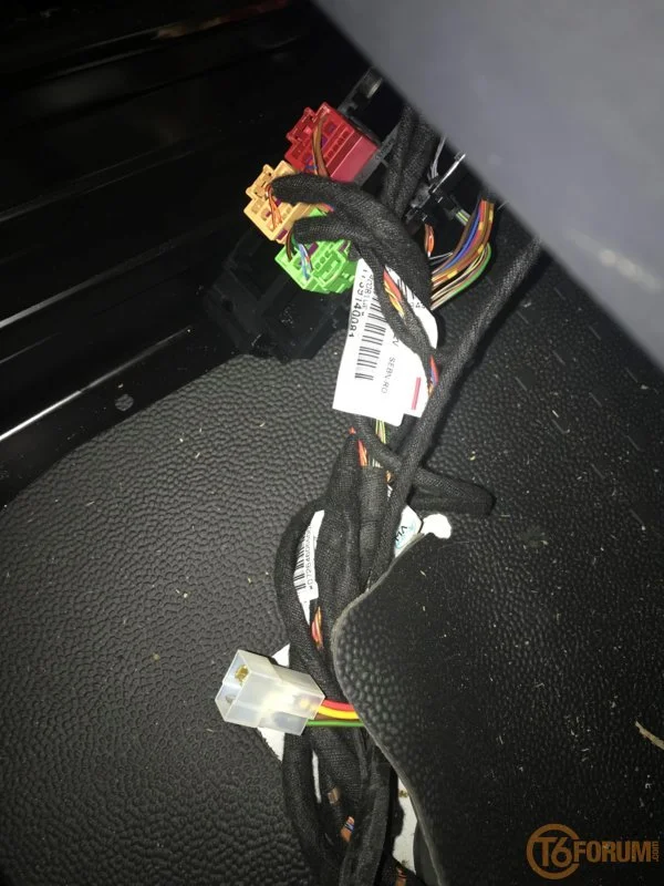 Vw T6 Wiring Under Passenger Seat
